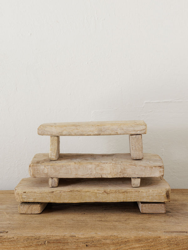 Rectangular Elm Wood Riser – The Marin Merchant